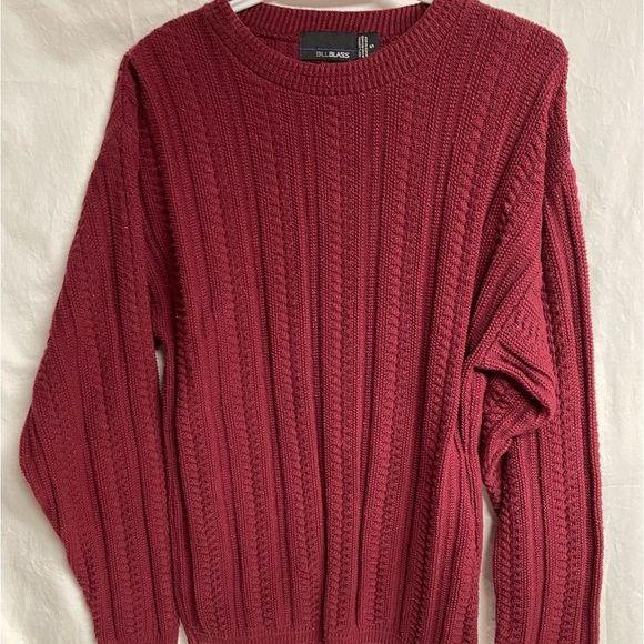 bill blass | Sweaters | Mens Red Sweater Sz Medium Bill Blass Comes ...
